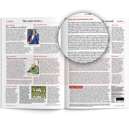 Try 6 weeks free | The Week
