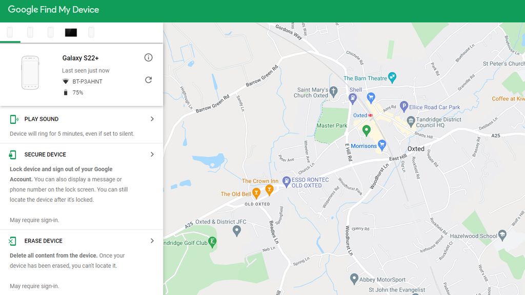 How do I track my phone using Google Maps? Google's Find My Device ...