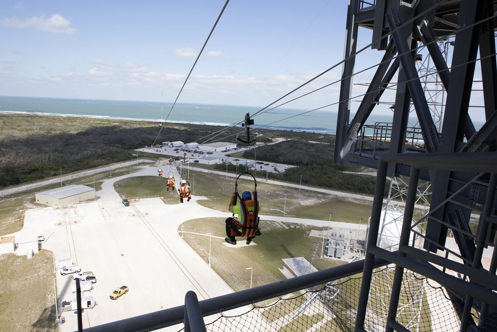 In Photos: ULA’s Zip Line Astronaut Escape System for Boeing’s ...