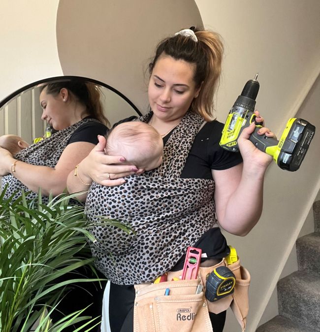 The TikTok mum teaching women DIY skills — even getting on the tools when pregnant | Homebuilding