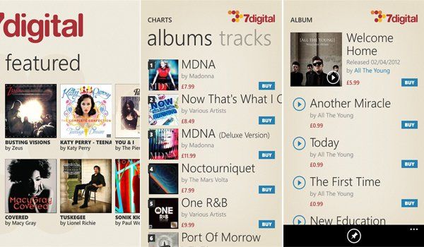 Official 7digital app released for Windows Phone | Windows Central