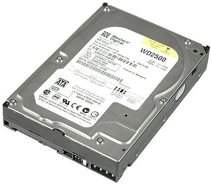 Western Digital WD2500JD: The Old Guard - Round-Up: Comparison Testing ...
