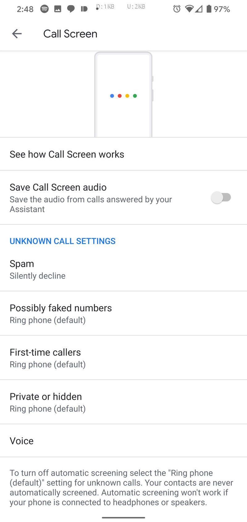 Call Screen on Pixel phones can now record call audio | Android Central