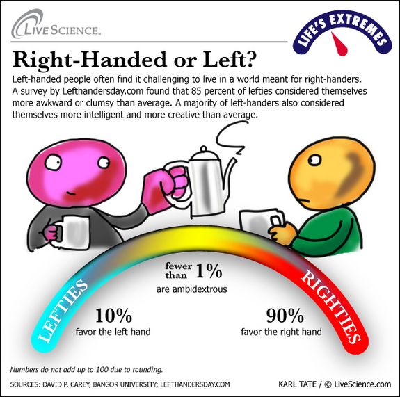Life's Extremes: Left- vs. Right-Handed | Live Science