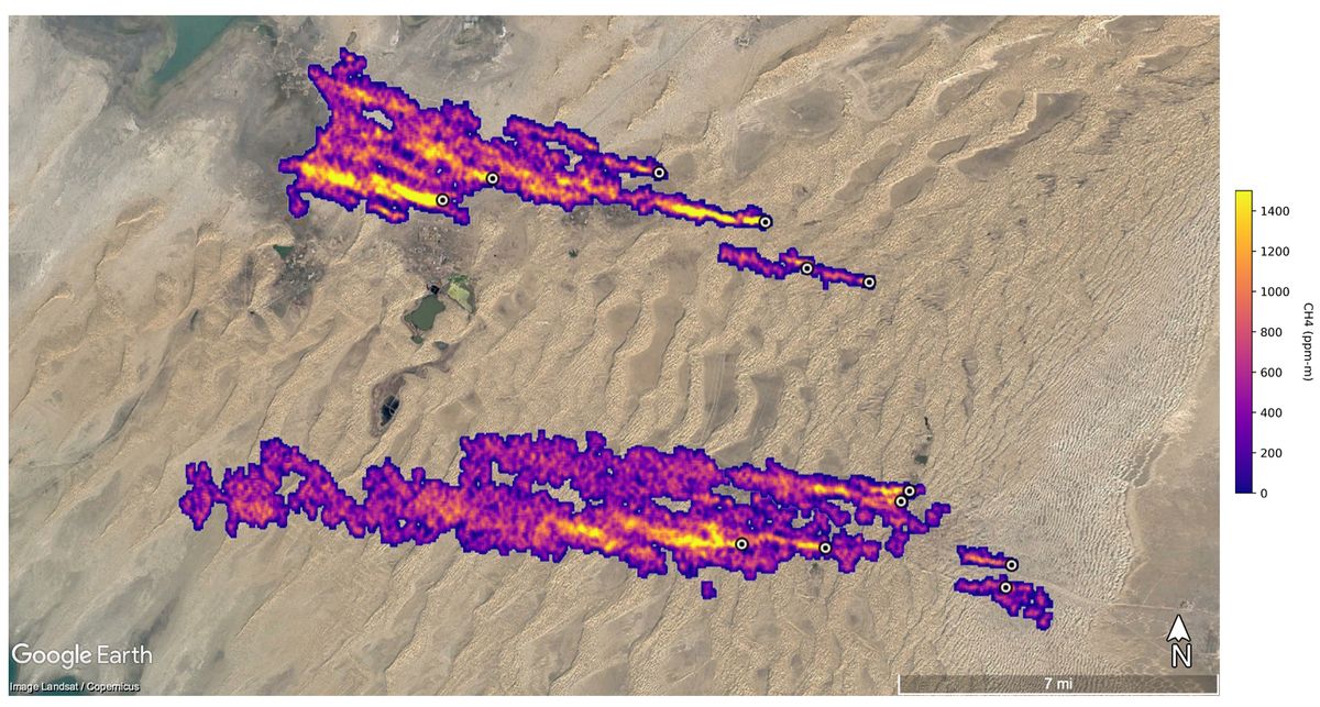 Methane 'super-emitters' on Earth spotted by space station experiment ...