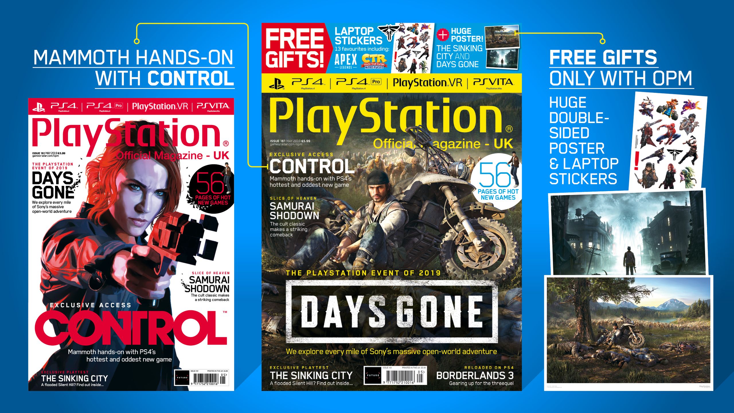 Days Gone, Control, and The Sinking City: Official PlayStation Magazine ...