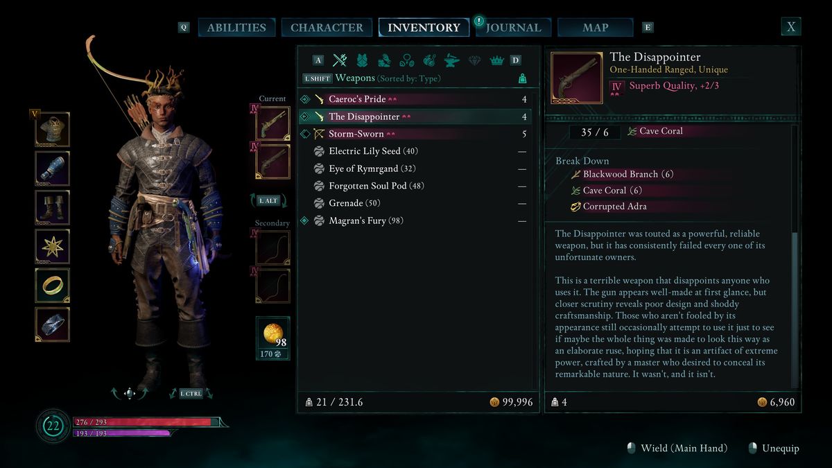 Avowed brings back a joke pistol from Pillars of Eternity that ...