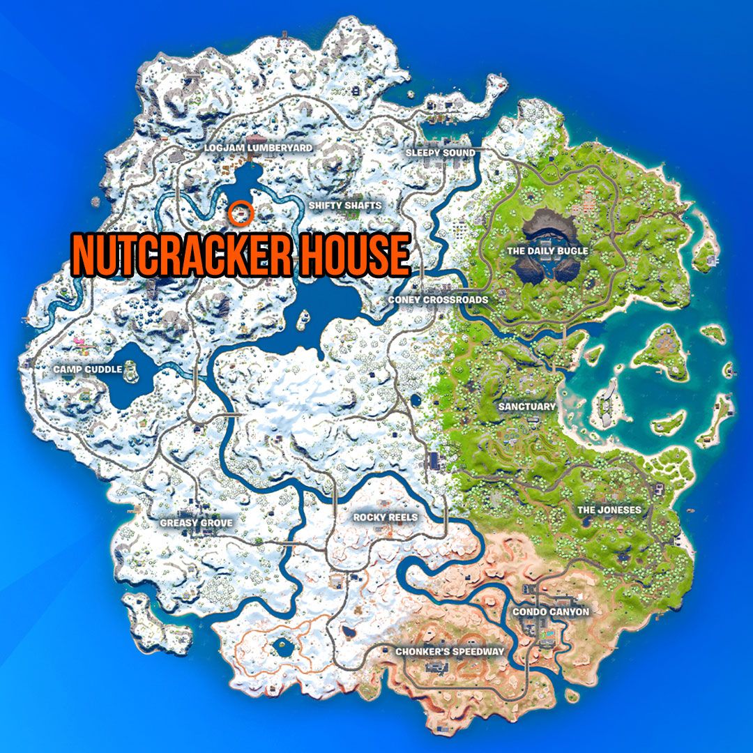 Where is the Nutcracker House in Fortnite | GamesRadar+