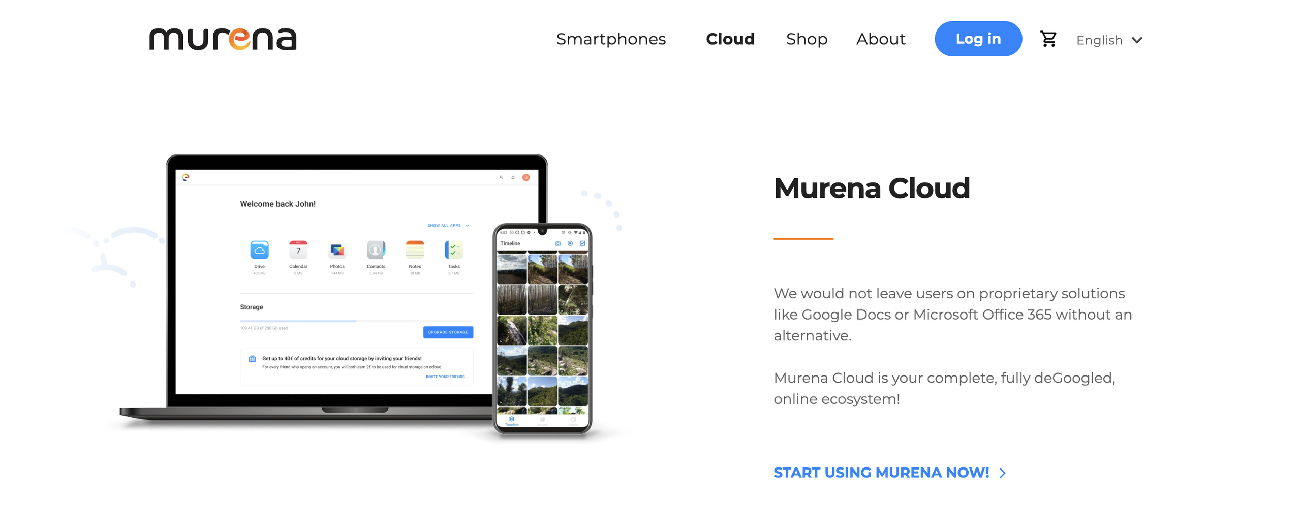 Murena Cloud review | TechRadar