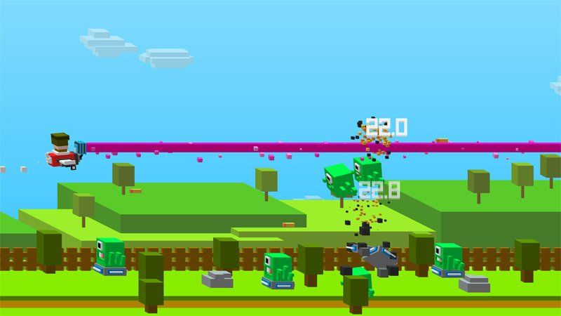 Tappy Sky for Windows 10 tasks you with battling alien invaders to save ...