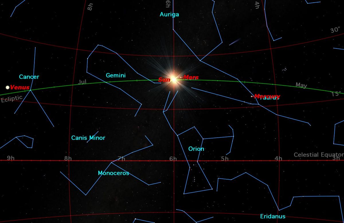 Best Night Sky Events of June 2015 (Stargazing Maps) | Space