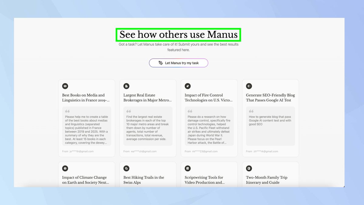 How to join Manus — the AI model everyone is talking about | Tom's Guide