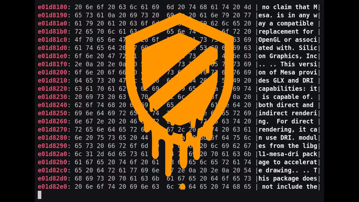 Watch The Meltdown Cpu Exploit In Action Pc Gamer
