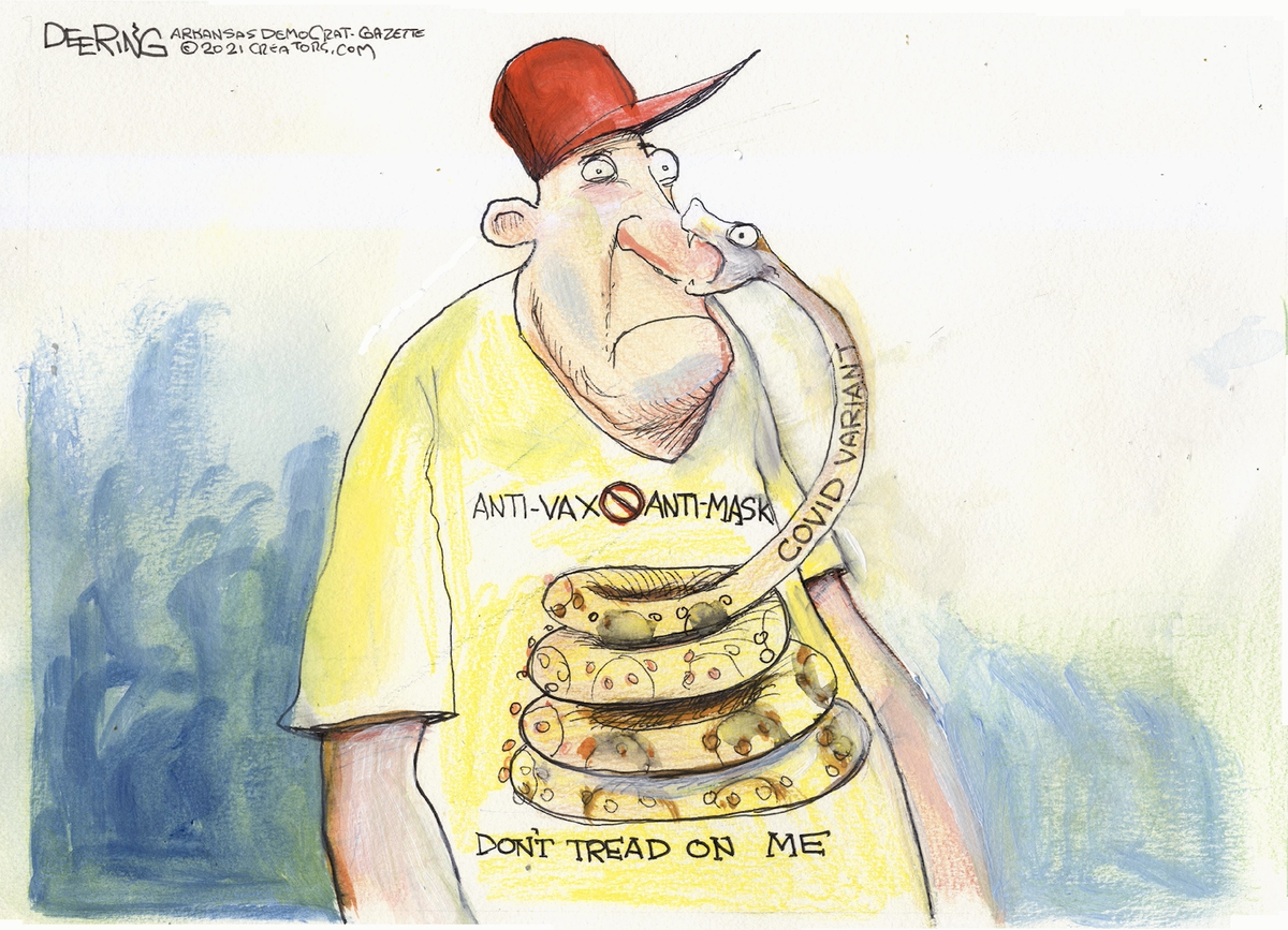 covid snake | The Week