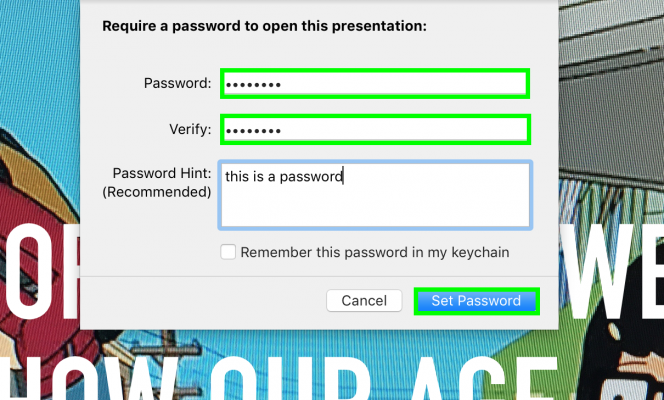 How to Add Password Protection to a Keynote Presentation | Laptop Mag