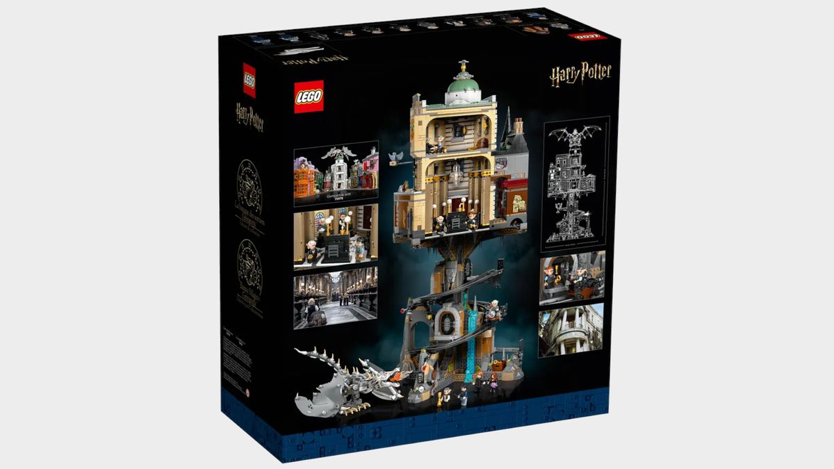 Lego Gringotts Bank set defies gravity with massive underground section ...