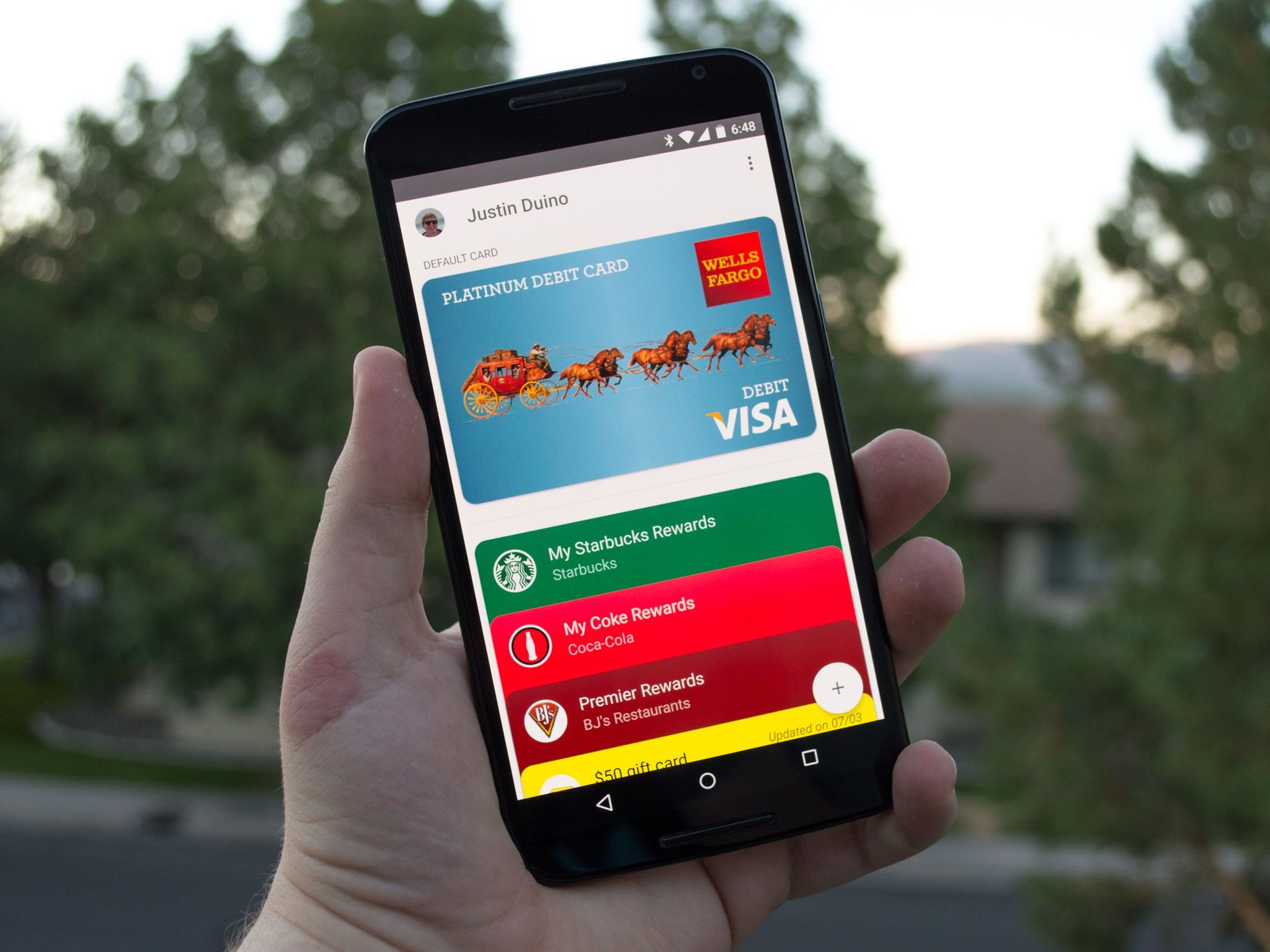 How to add your credit, debit, loyalty and gift cards to Android Pay ...