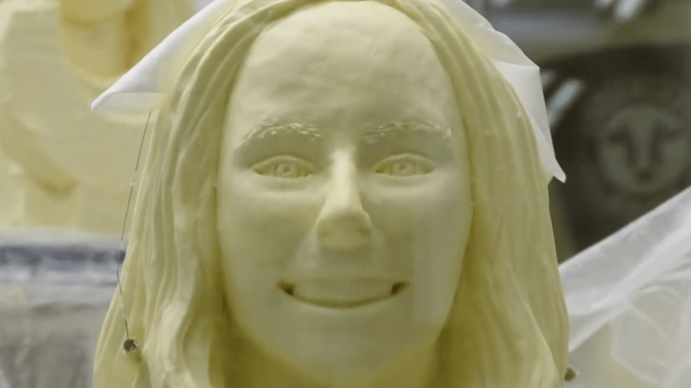 Artist retires after spending 50 years making butter sculptures at the ...
