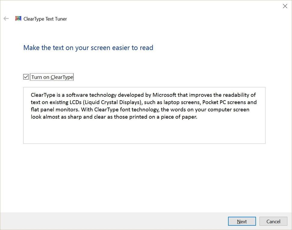 How to make text easier to read using ClearType on Windows 10 | Windows ...