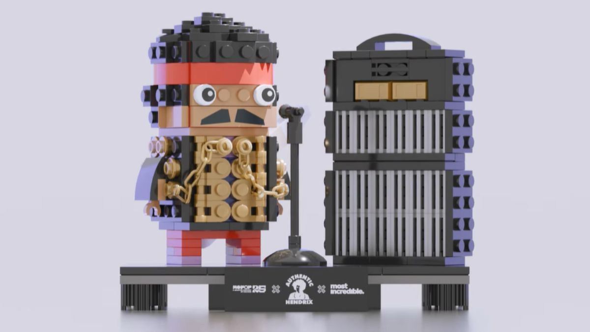 Electric Legoland: Jimi Hendrix is now available in Lego form | Guitar ...