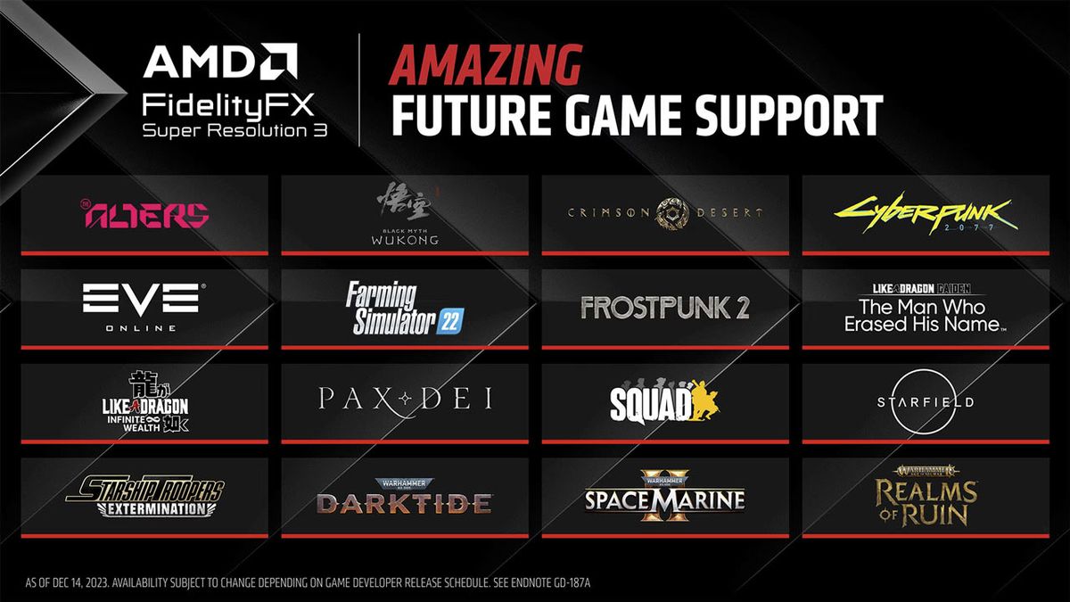Amd Releases Fsr 3 Source Code For Directx 12 And Unreal Engine 5 Game Developers Aiming To