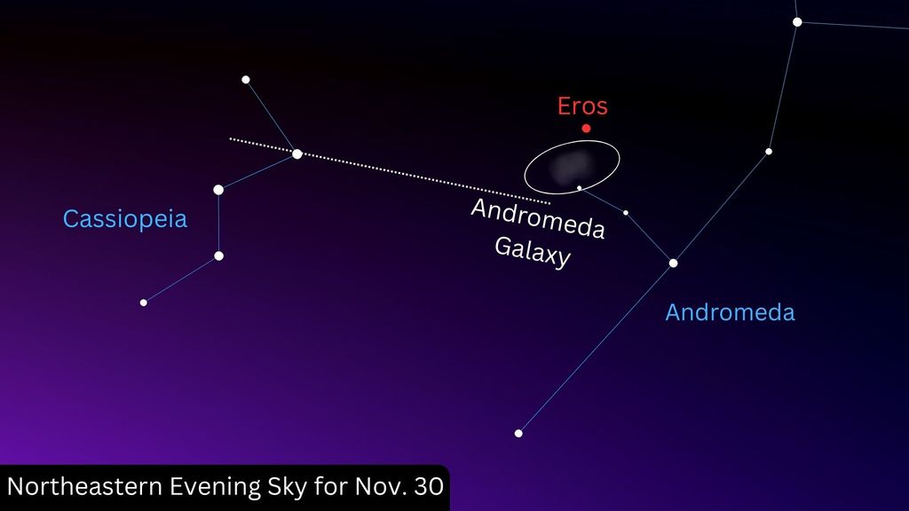 Watch live as near-Earth asteroid Eros buzzes the Andromeda Galaxy on ...