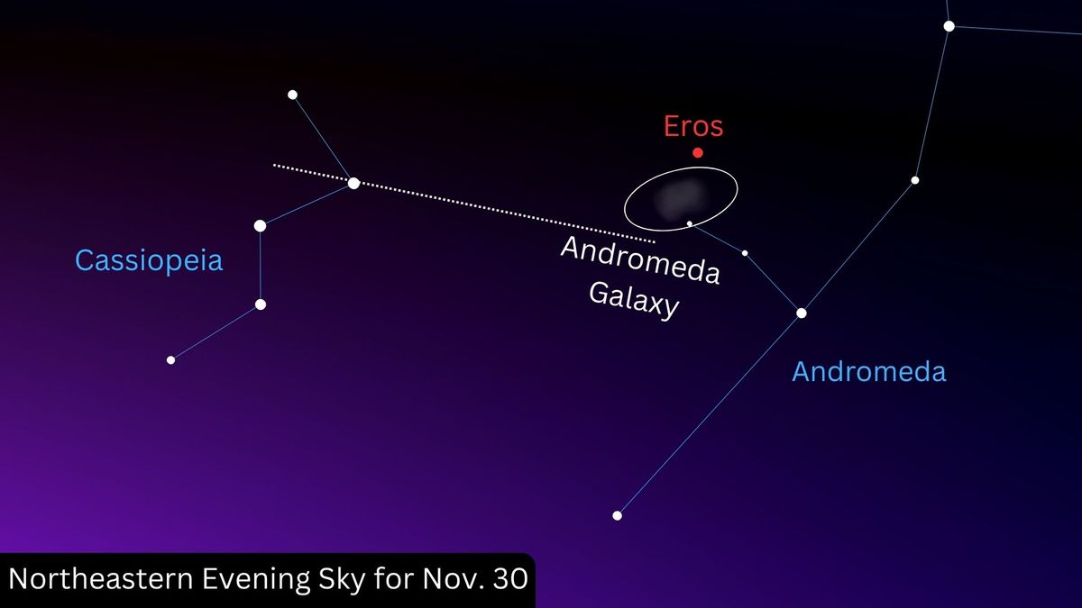 Watch live as near-Earth asteroid Eros buzzes the Andromeda Galaxy on ...