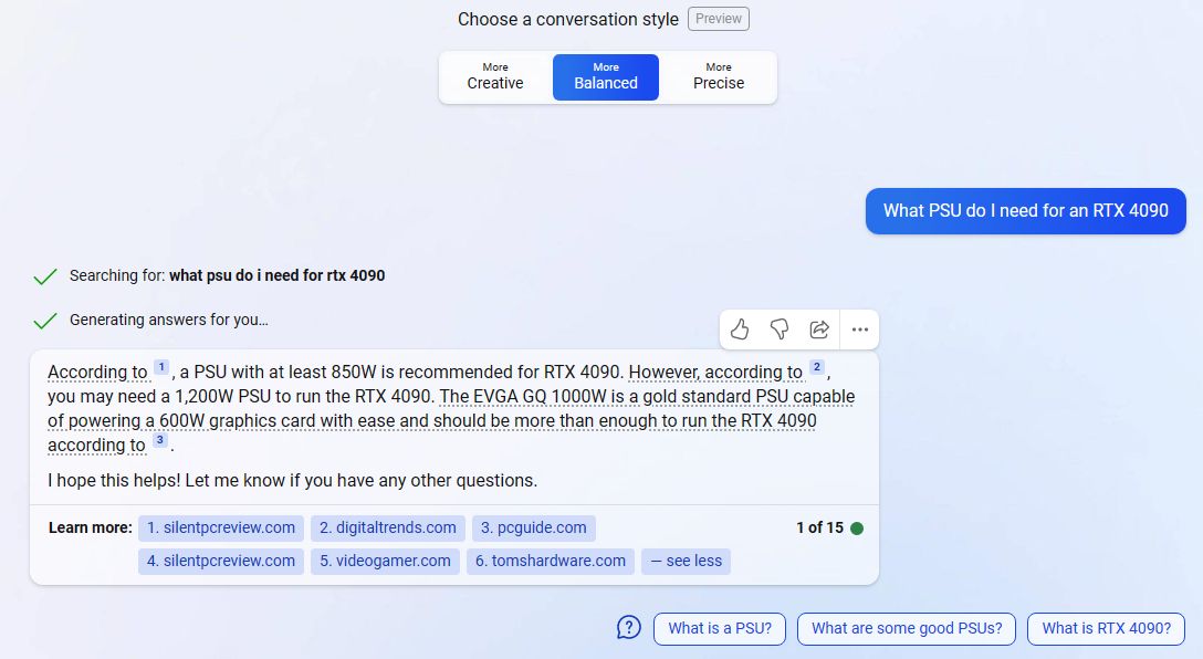 Don't rely on Bing, ChatGPT, or Bard for vital PC building questions ...