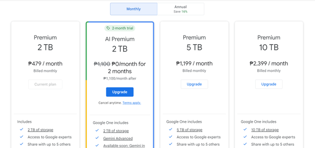 Google One is playing hide-and-seek with its 200GB plan | Android Central