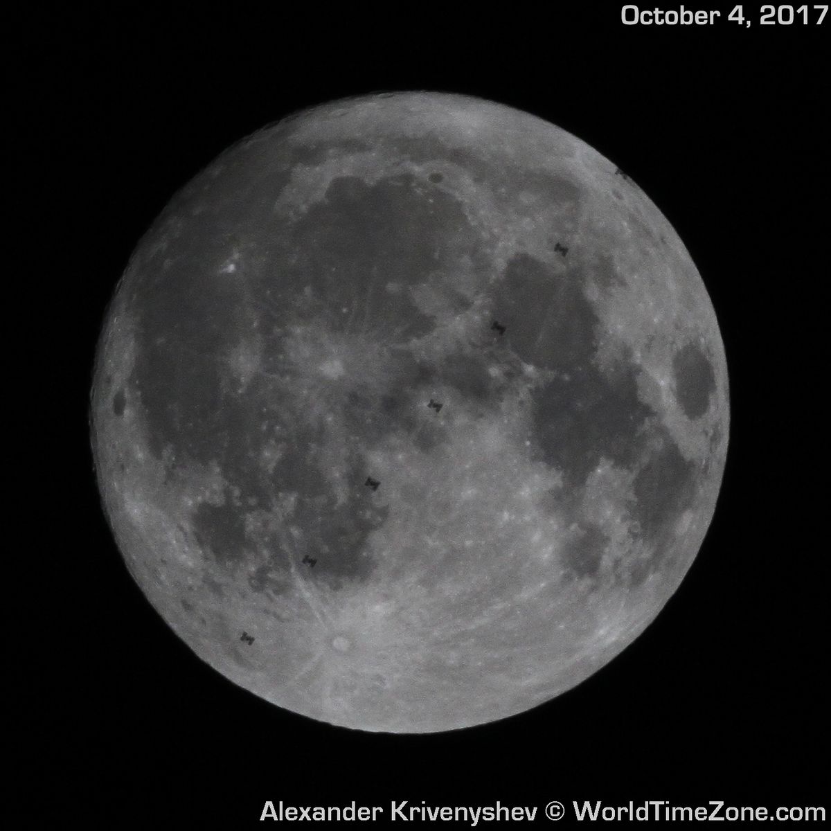 Space Station Crosses Moon's Face in Stunning Photo | Space