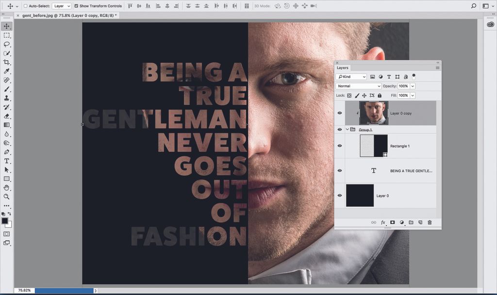 How to use clipping masks to blend images and text | Digital Camera World