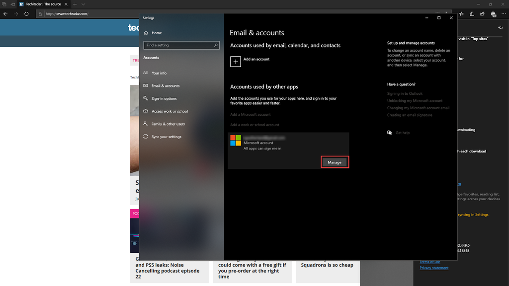 How to change your Microsoft Edge password or recover your Microsoft ...