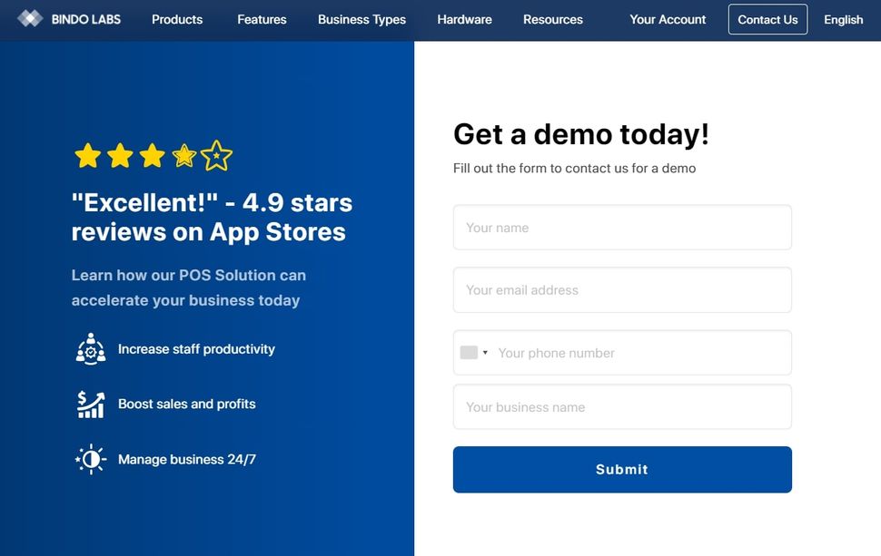 Bindo POS review | TechRadar