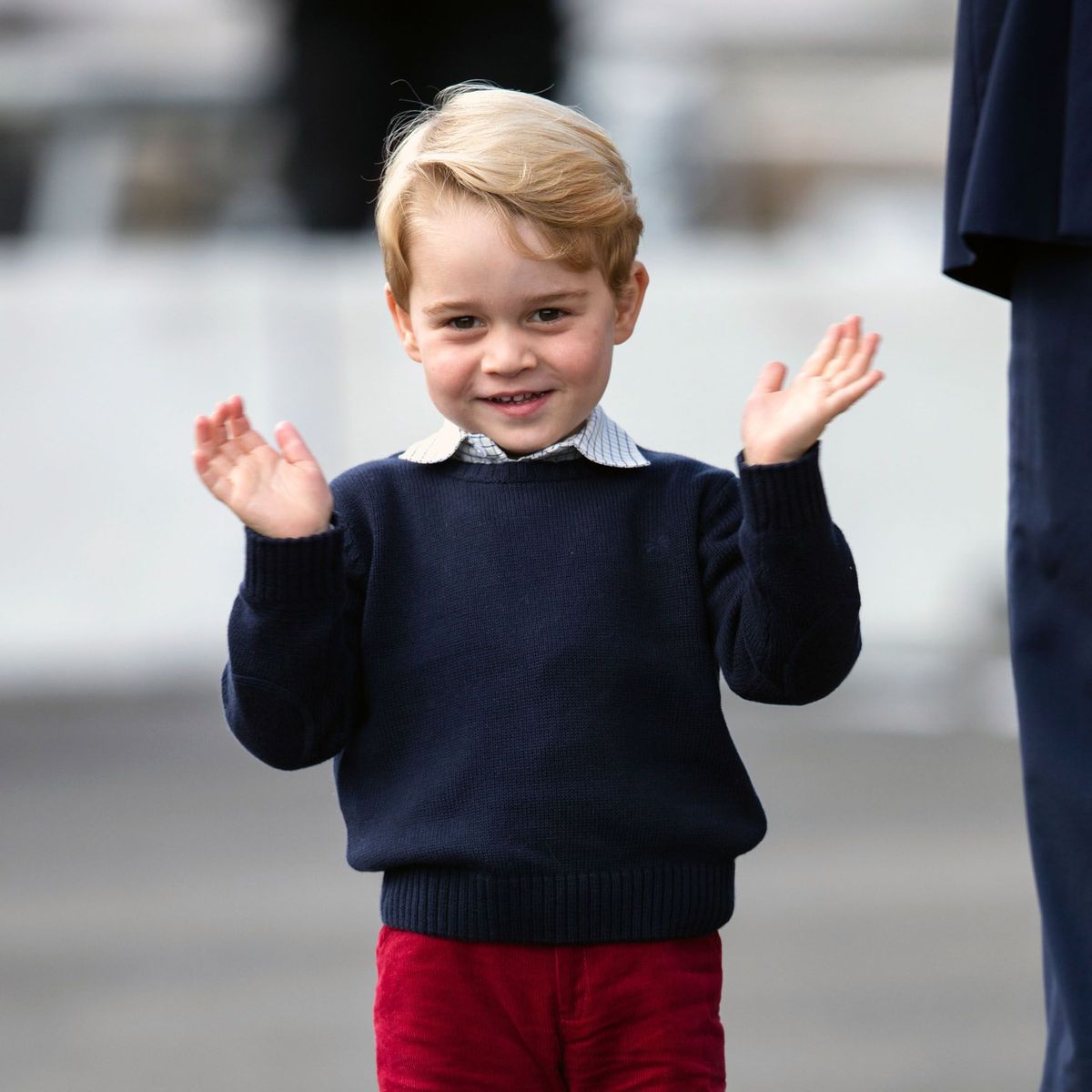 Prince George Listens to the Three Lions Football Anthem | Marie Claire