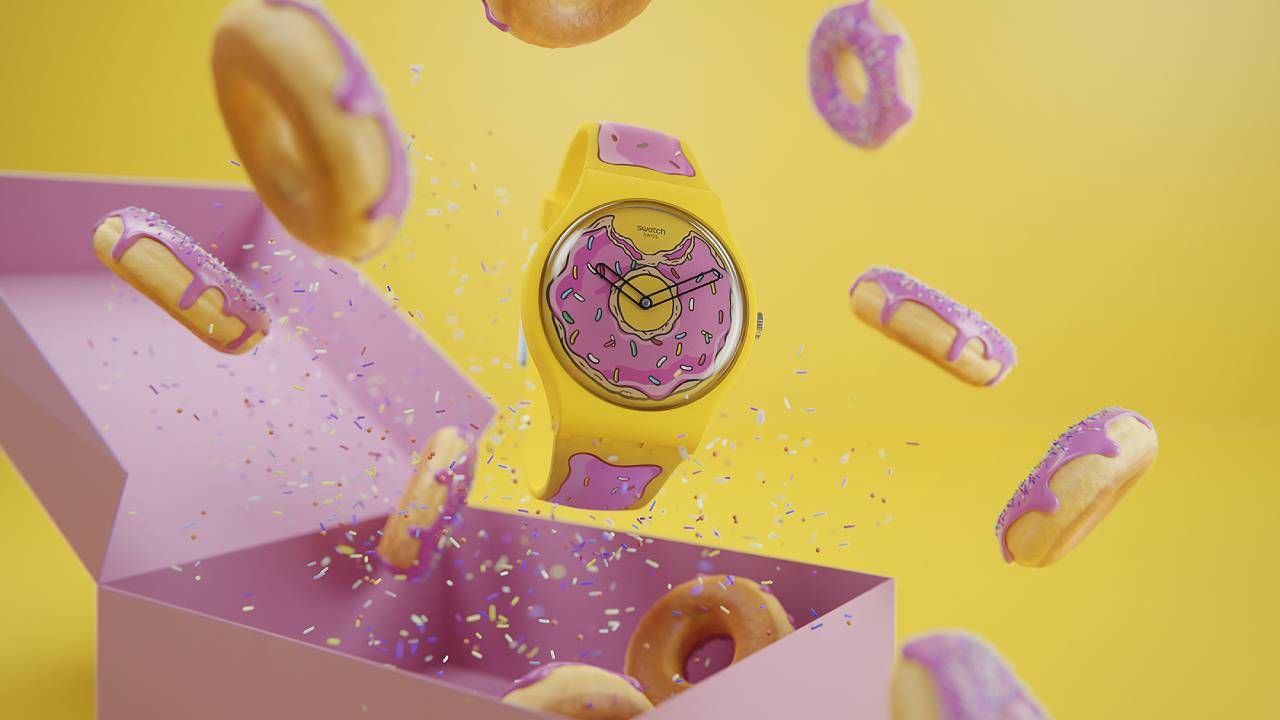 Swatch celebrates The Simpsons with donut inspired watch | T3