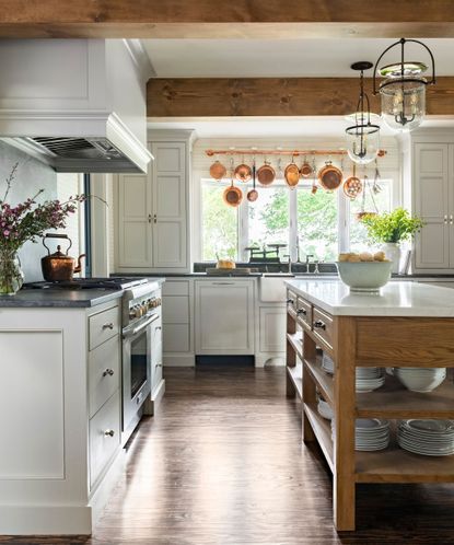Are butcher's blocks the new way to create a kitchen island? | Homes ...