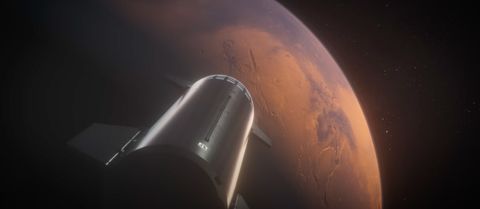 Watch SpaceX launch a Starship to Mars in this gorgeous new animation ...