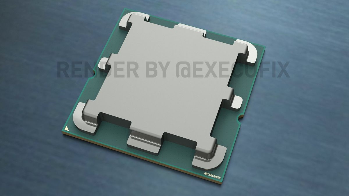 AMD Zen 4 'Raphael' CPU Renders Show Fascinating Design | Tom's Hardware