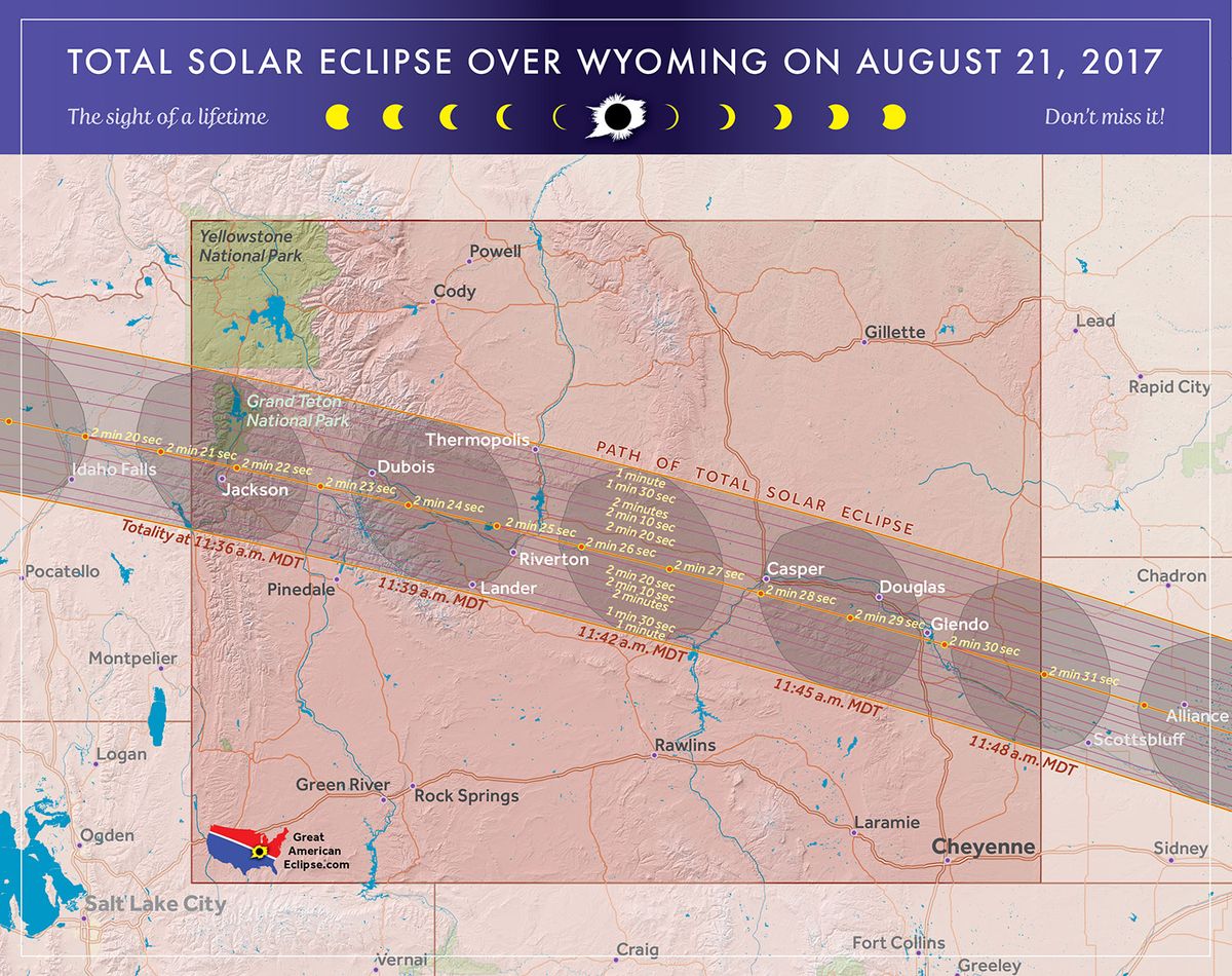 Path of Totality 2017 - August 21st Solar Eclipse Maps and Photo Guide ...