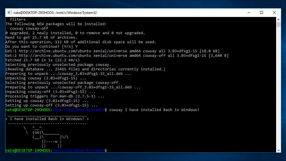 How To Install And Use Linux Bash In Windows 10 Techradar