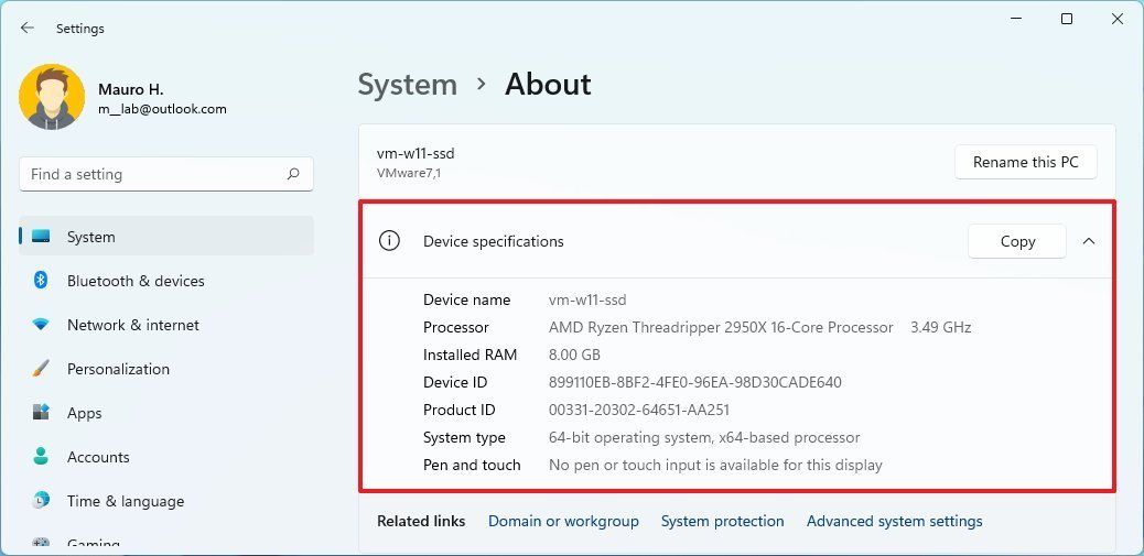 How to check complete hardware specifications on Windows 11 | Windows ...