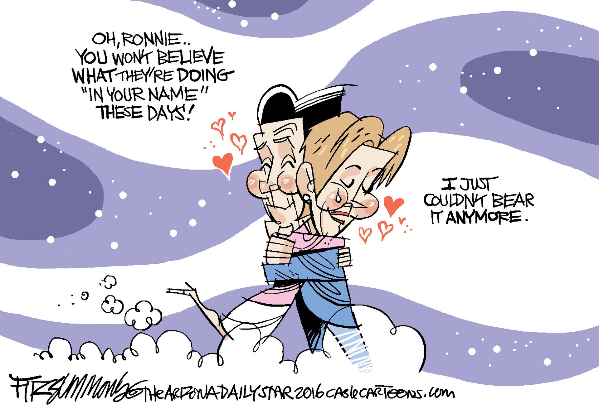 Political Cartoon U.S. Nancy Reagan | The Week