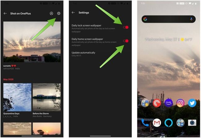 How to set your OnePlus phone wallpaper and lock screen to update ...