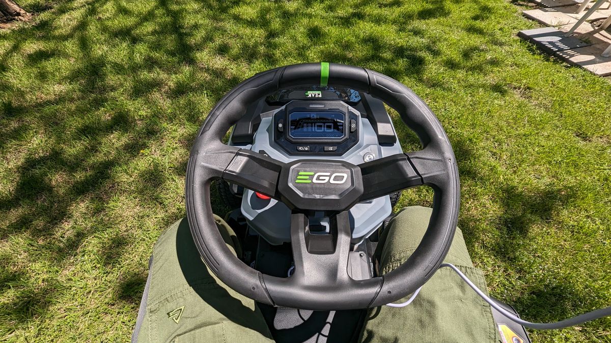 EGO TR4204 Power+ 42in T6 Lawn Tractor review: a battery-powered riding ...