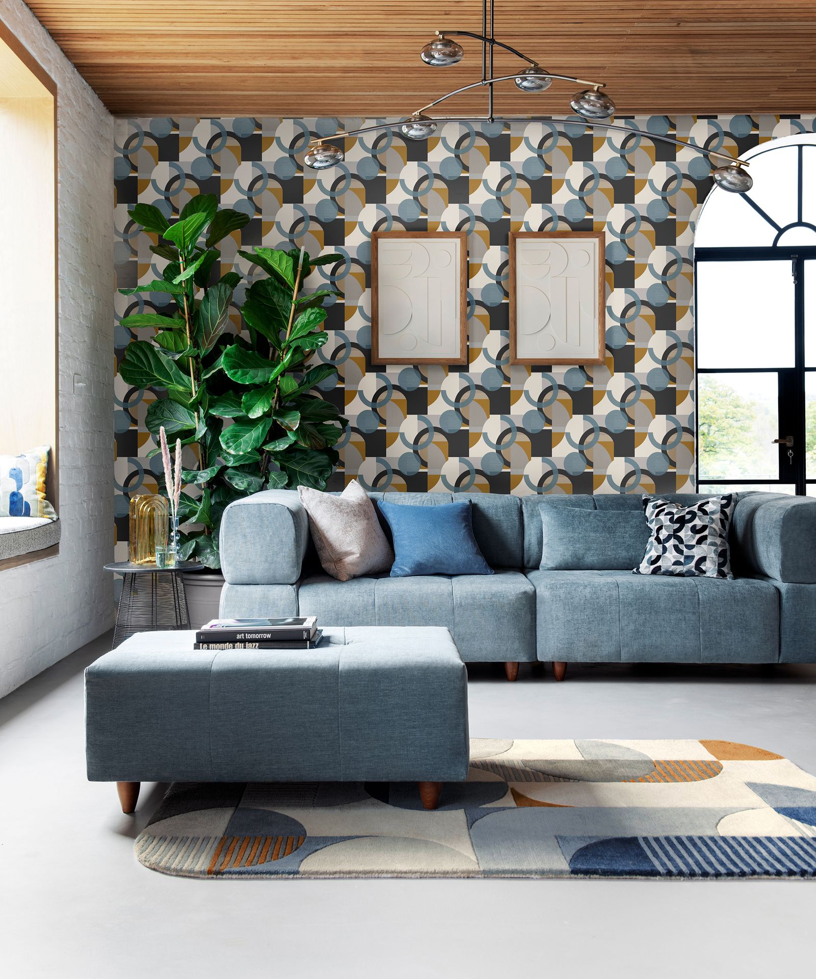 14 living room feature wall ideas to add color and texture | Real Homes