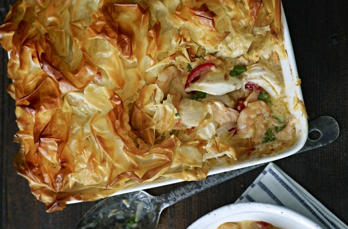 Filo pastry fish pie | Dinner Recipes | GoodtoKnow
