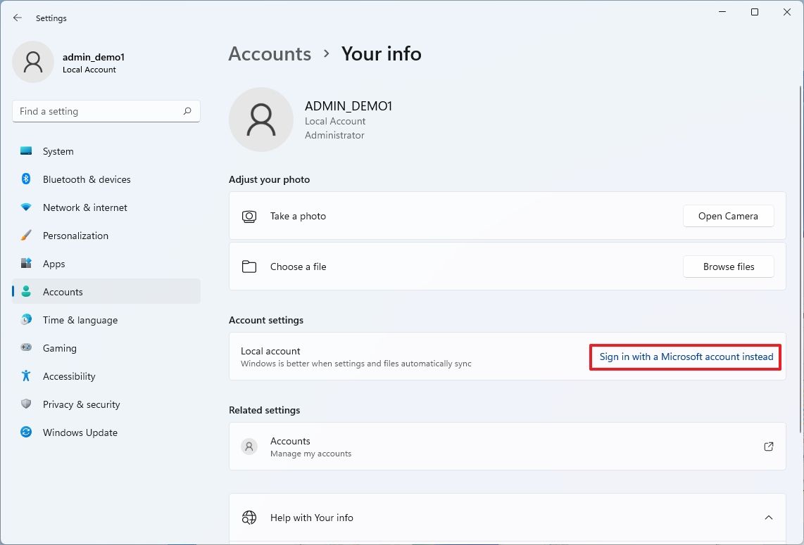 How to use local admin account to fix problems on Windows 11 | Windows ...
