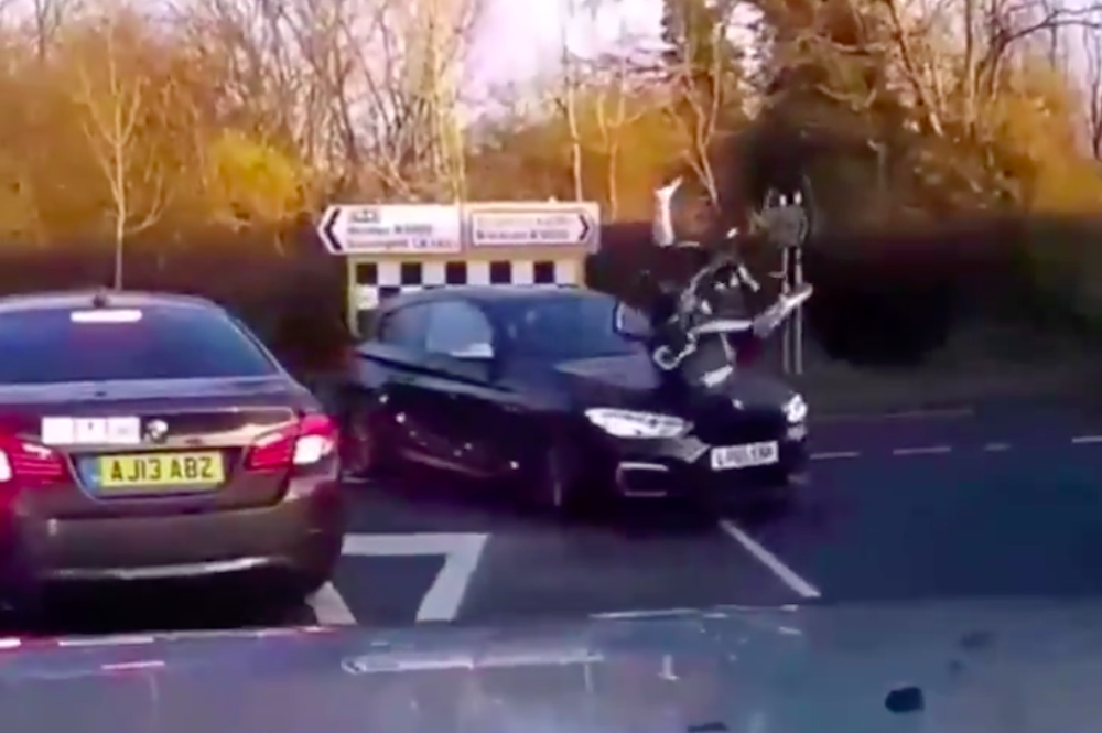 Cyclist talks of ‘mental scars’ after video of him being hit by car ...