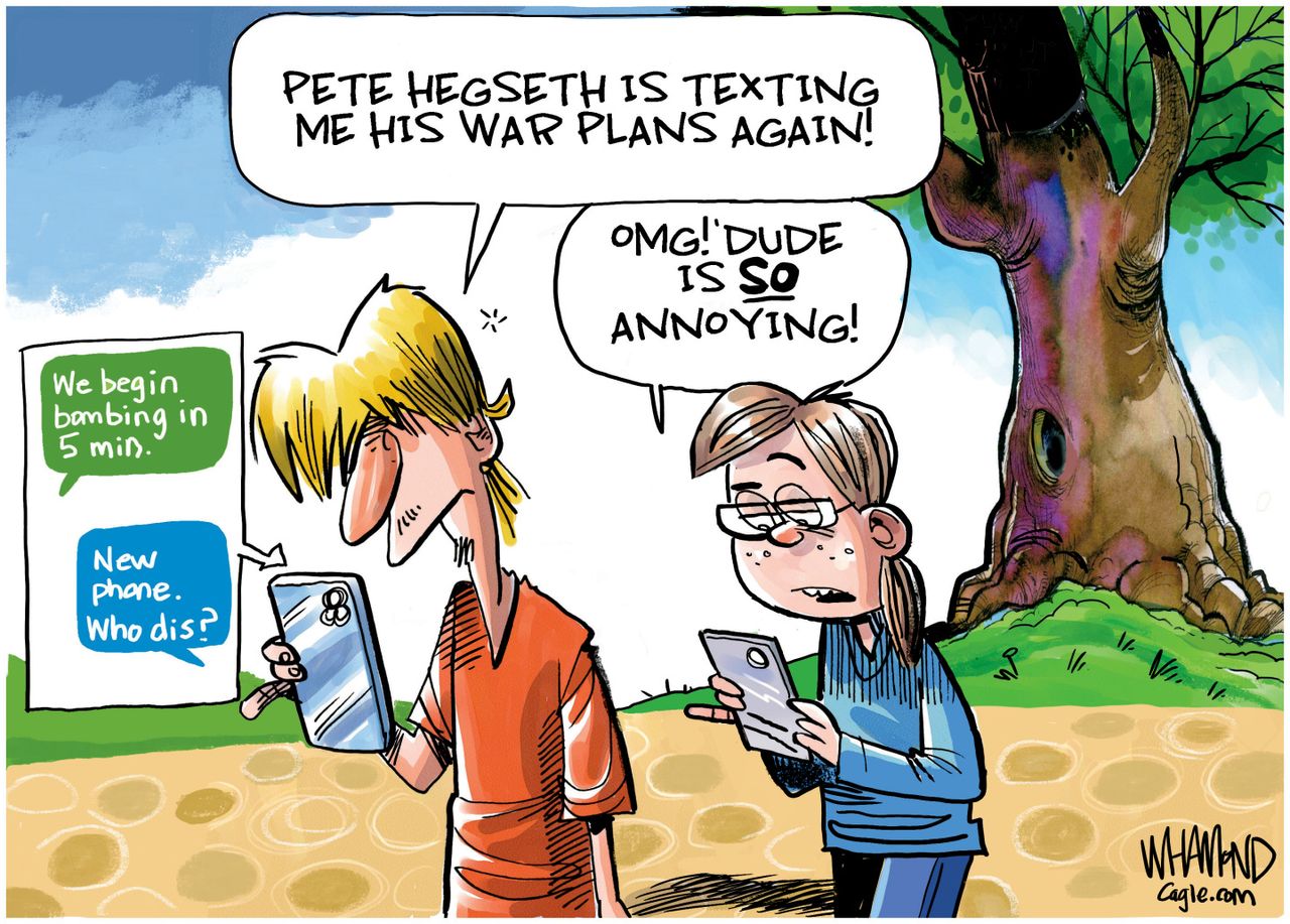 5 tactically sound cartoons about the leaked Signal chat | The Week