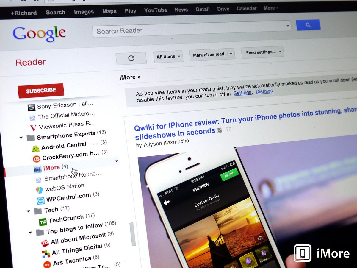 Looking for life after Google Reader? Here's what you need to know! | iMore
